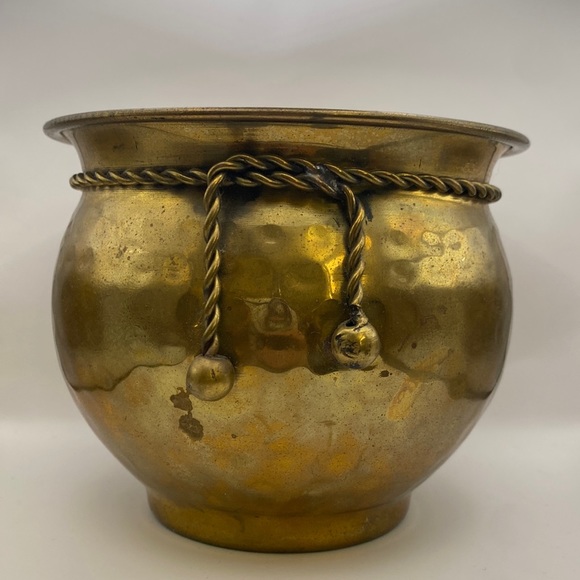 Hosley International | Accents | Vintage Hosley Hammered Solid Brass ...